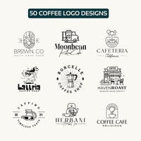 Coffee Shop Logos, Café Logos, DIY Logo Design Template, Coffee Mug ...