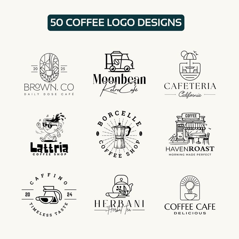 Branding Kit Cafe - Etsy UK