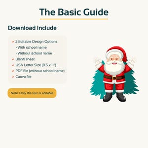 Customizable 12 Days of Christmas Dress up Itinerary Flyer Printable ...