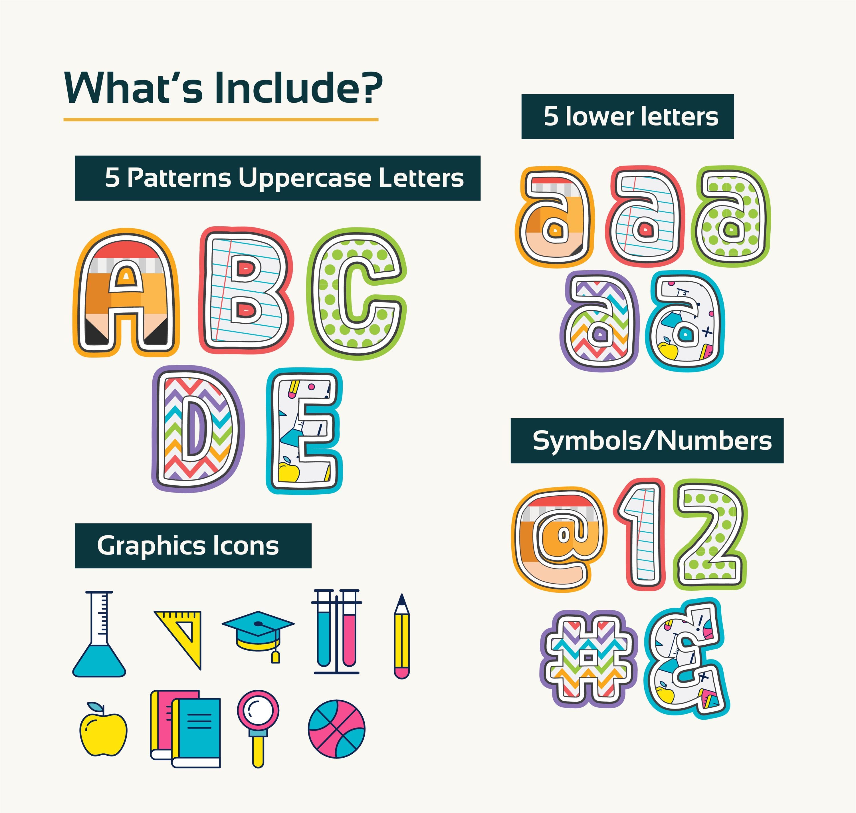 Bulletin Board Letters PNG, Printable Alphabet Letters, Classroom Decor ...