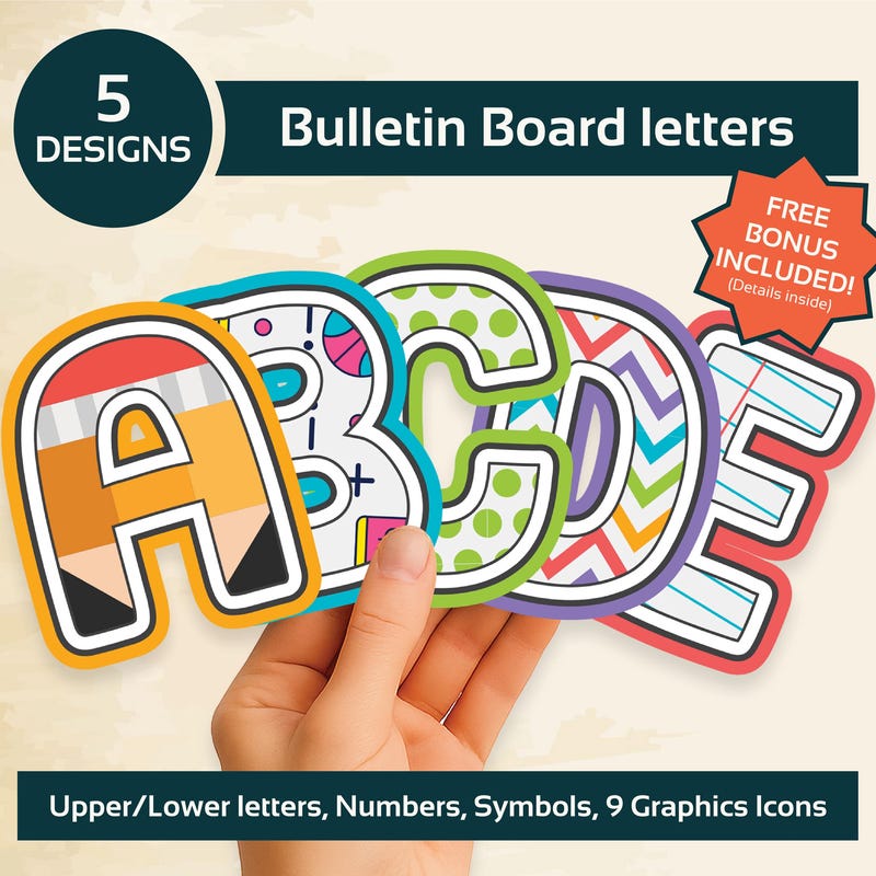 Bulletin Board Letters - Etsy
