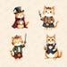 Scottish Tartan Cats High-quality PNG Clipart Mega Bundle – 20 Adorable ...