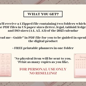 2025 Calendar Pink Minimalist Printable, Monthly Calendar, New Year ...