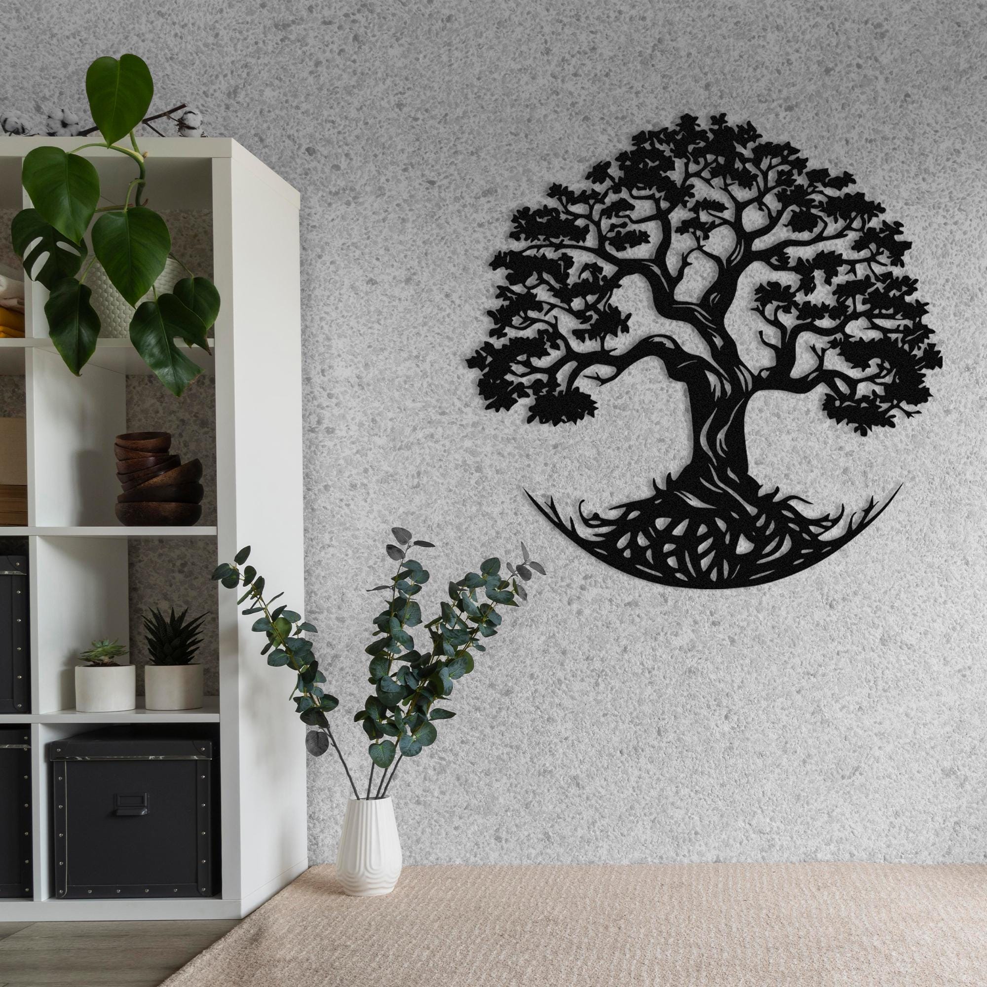 Yggdrasil Tree of Life Metal Wall Art: Nature Inspired Decor - Etsy