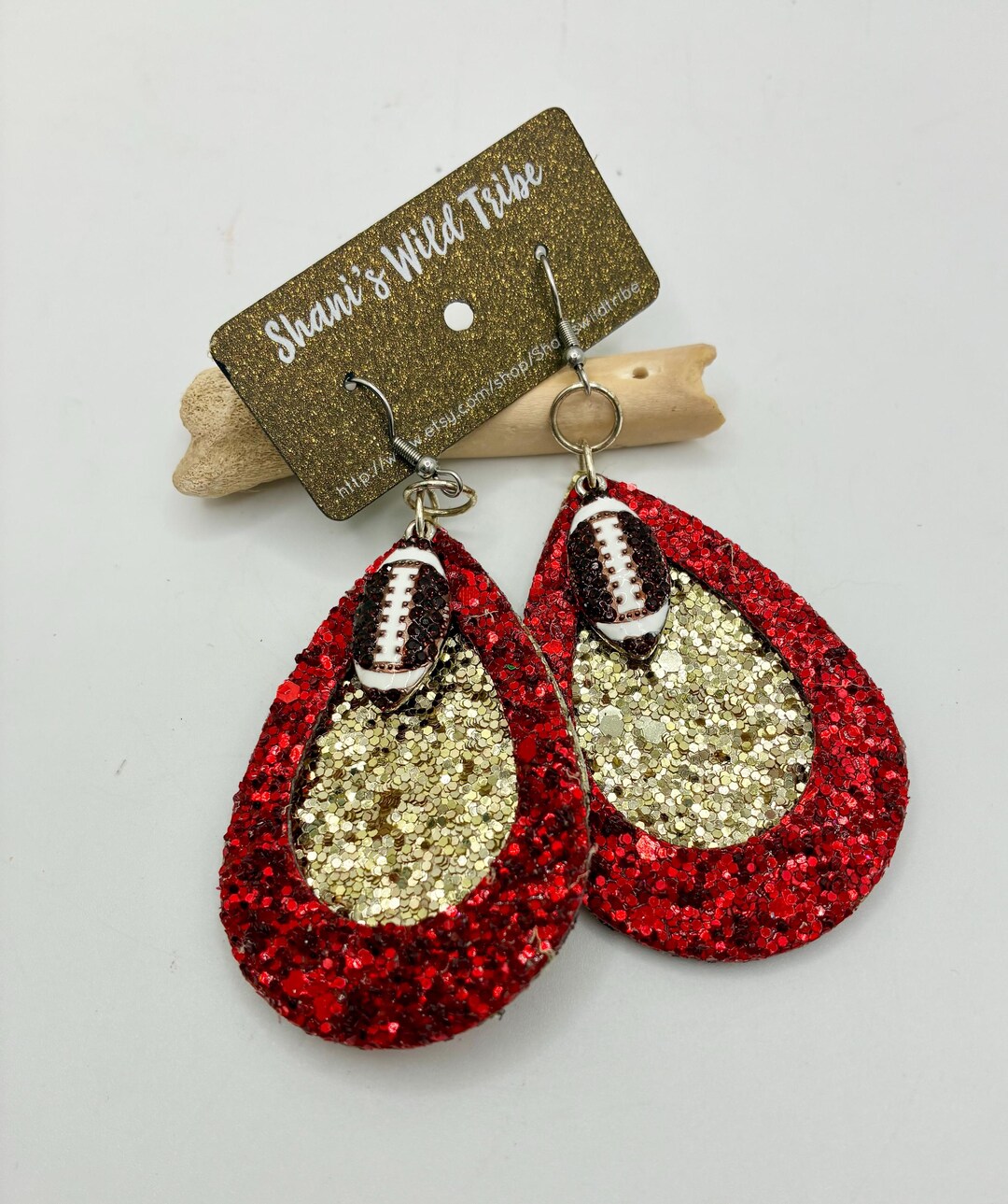 KC Chiefs Wear Bling, KC Bling Wear, Kc Bling Earrings, Red Kingdom, Kc ...
