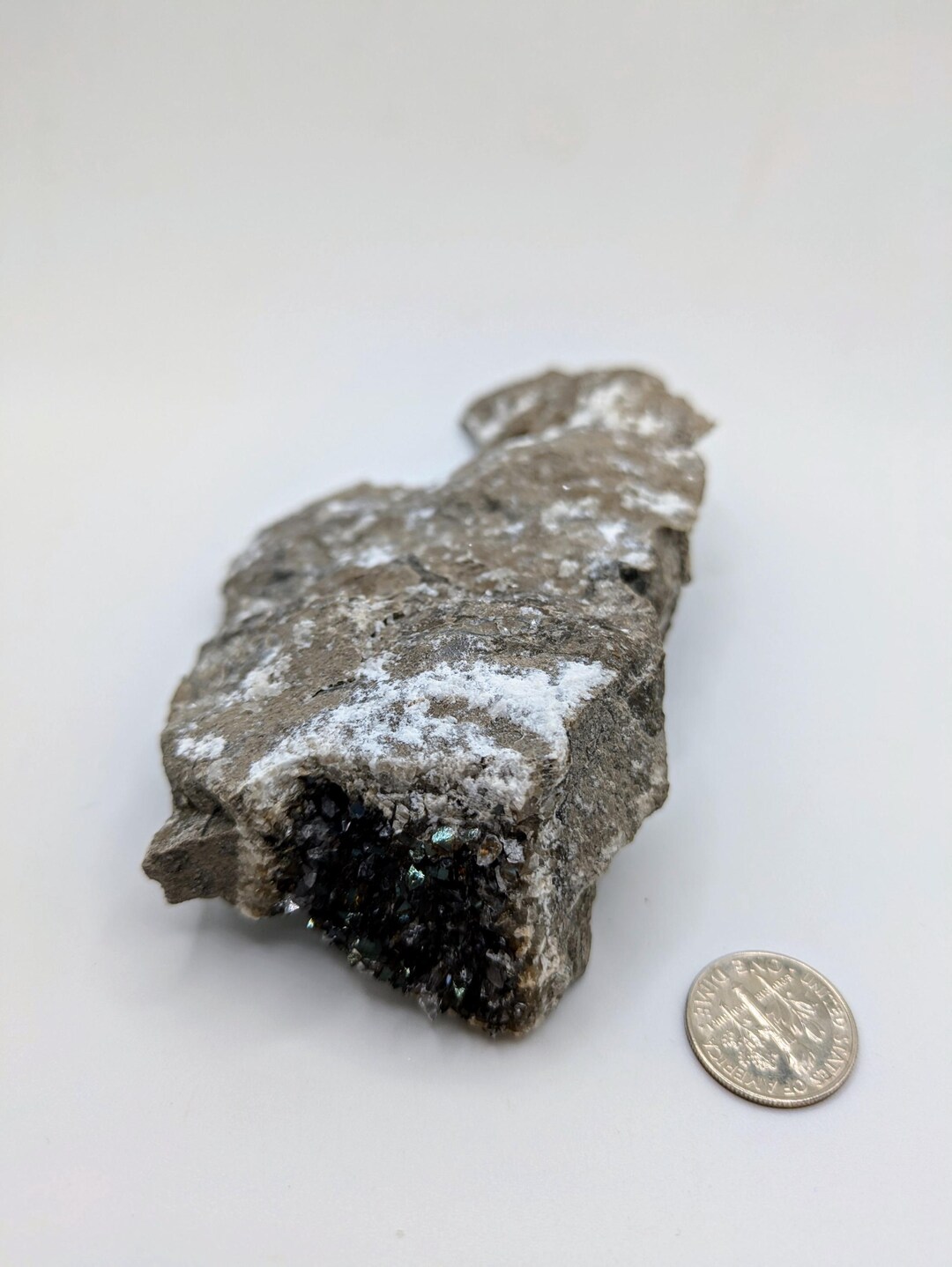 Brown Calcite and White Calcite Rock on Limestone, Rock Gifts for Wire ...