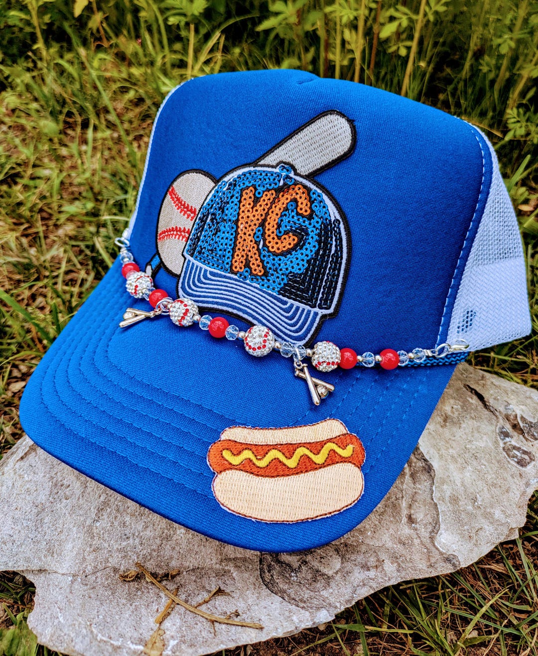 KC Royals Blue Trucker Hat, Kansas City Baseball, Kansas City Gifts ...