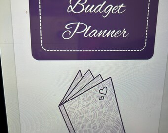 Purple Budget Planner - Etsy