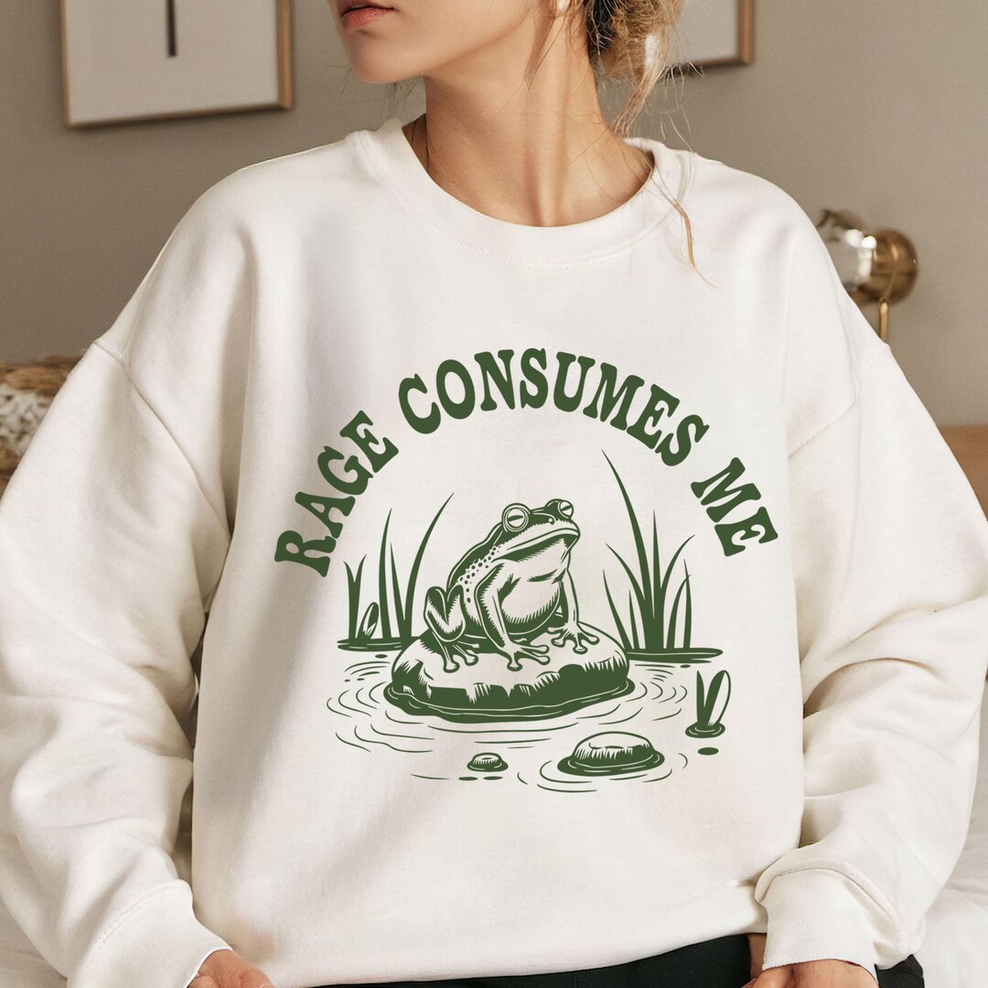 Rage Consumes Me Frog Png, Frog Pond Eps, Meme Frog Svg, Humorous Frog ...