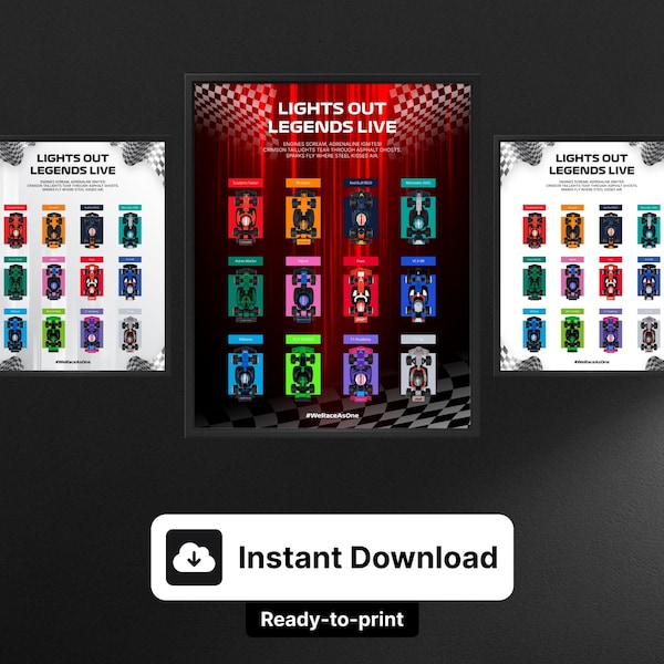 F1 Mini Legos Display - Etsy