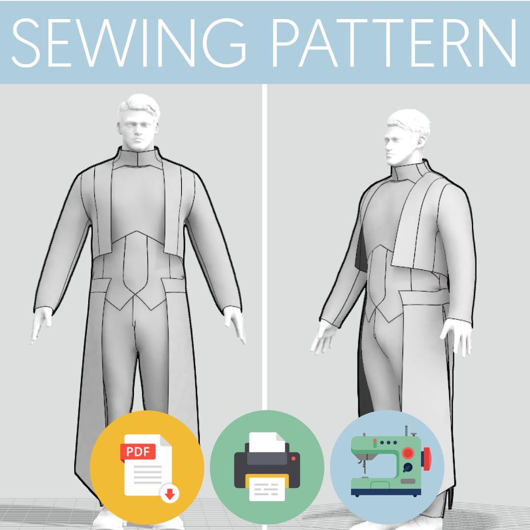 Capitano | Genshin Impact Costume | Sewing Pattern - Etsy.de