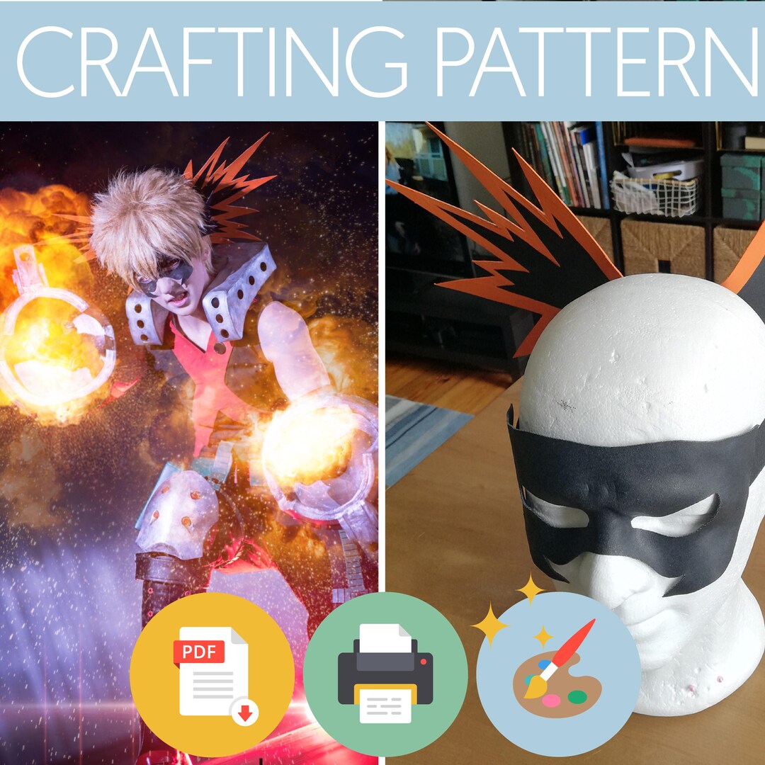 Hero Cosplay Costume | Mask Pattern - Etsy