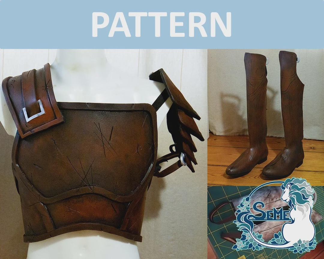 Fjord | Leather | Foam | Armor Pattern Blueprint Set - Etsy