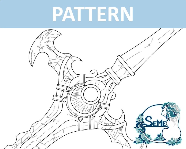 FE3H Byleth Sword of the Creator Pattern Blueprint - Etsy