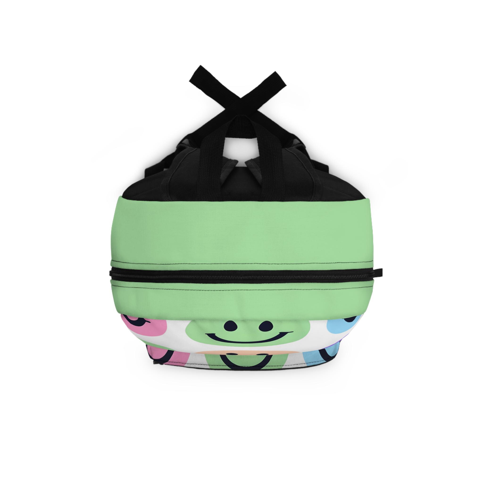 Retro Smiley Face Backpack Colorful 90s Aesthetic Bookbag for School ...