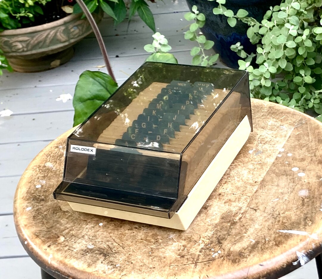 Vintage Rolodex, Alphabetical Office Accessory, Modern Desk Supply 8 X ...