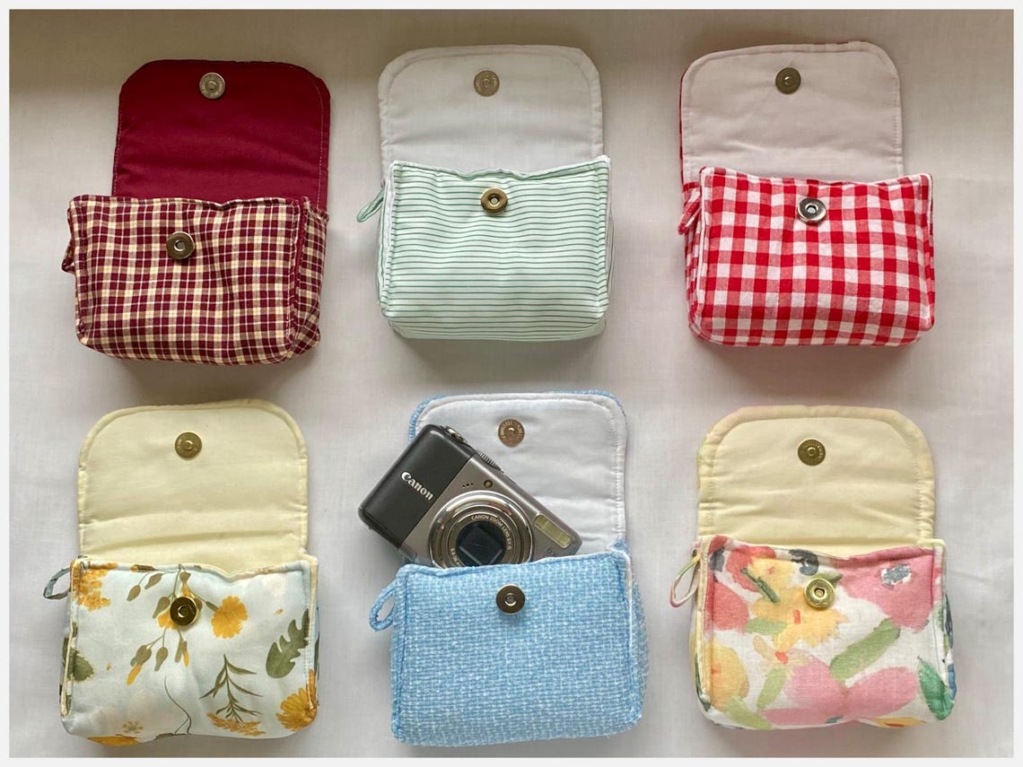 Handmade Digital Camera Case | Padded Protective Camera Pouch - Etsy