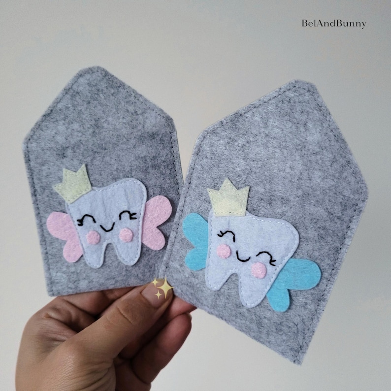 Felt Tooth Fairy Pouch Sewing Pattern: Easy DIY Project (PDF Tutorial ...