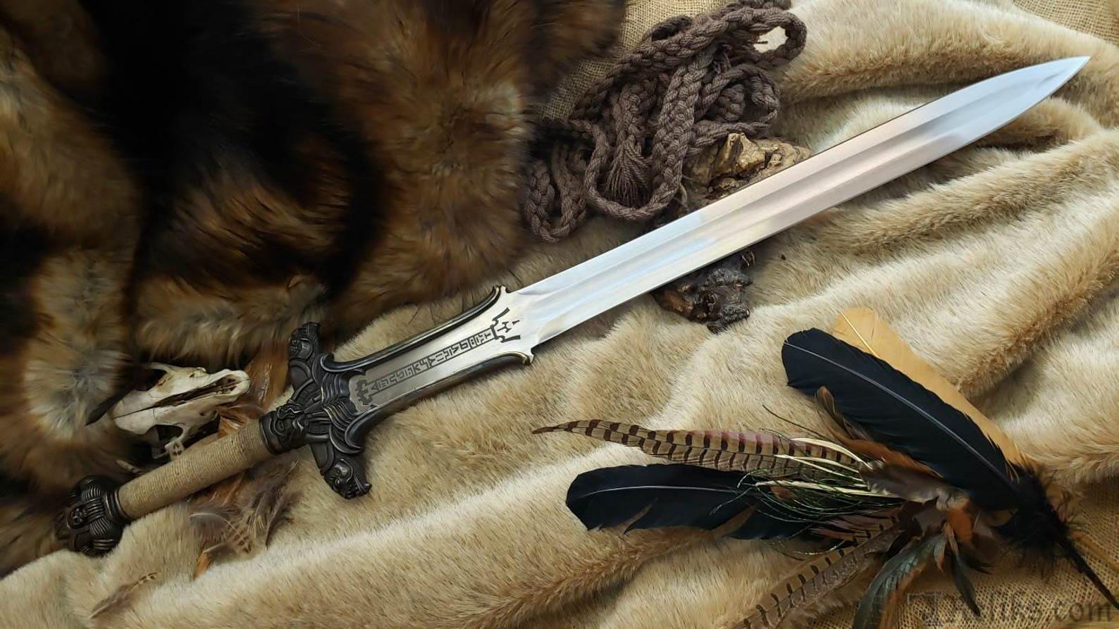 Handmade Conan Atlantean Sword Replicas, Stainless Steel, Cosplay Set ...