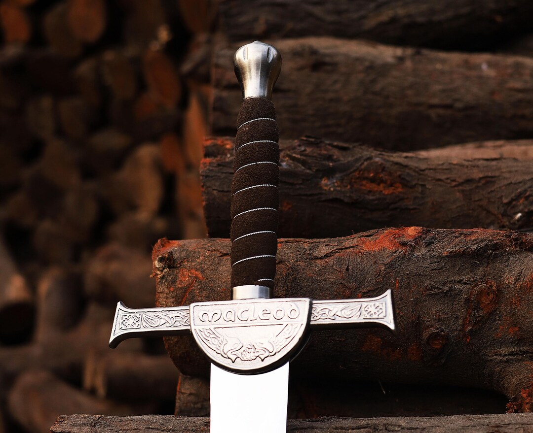 Handmade Highlander Connor Macleod Sword - Stainless Steel Clan Sword ...