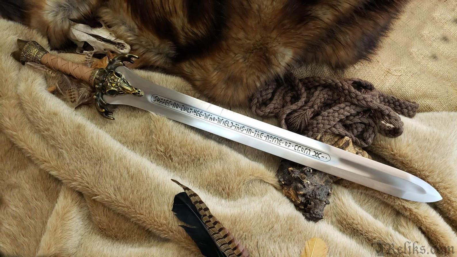 CONAN THE BARBARIAN Replica Pair Sword, Conan Destroyer Father's Sword ...