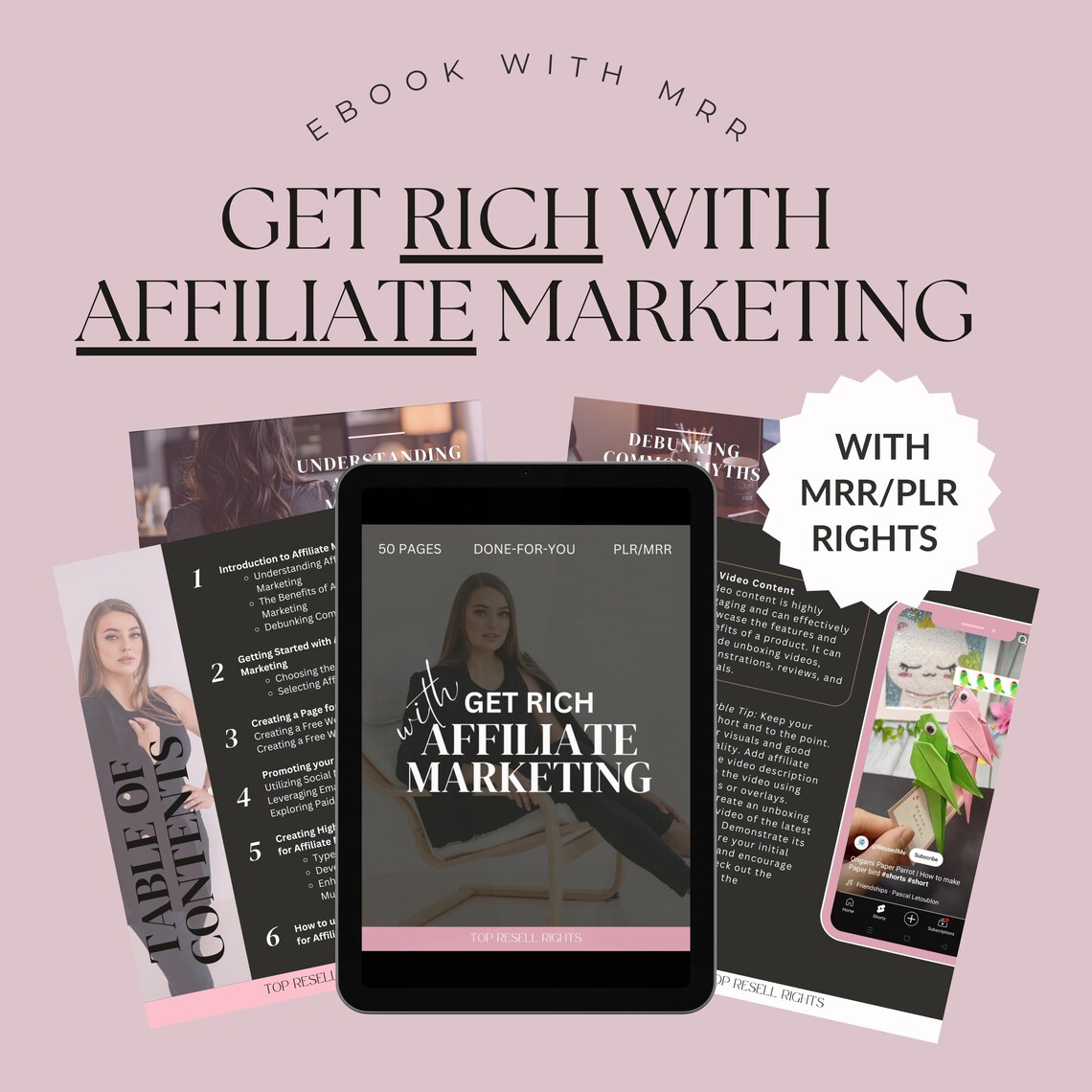 Affiliate Marketing Ebook: Canva PLR Templates, Master Resell Rights ...