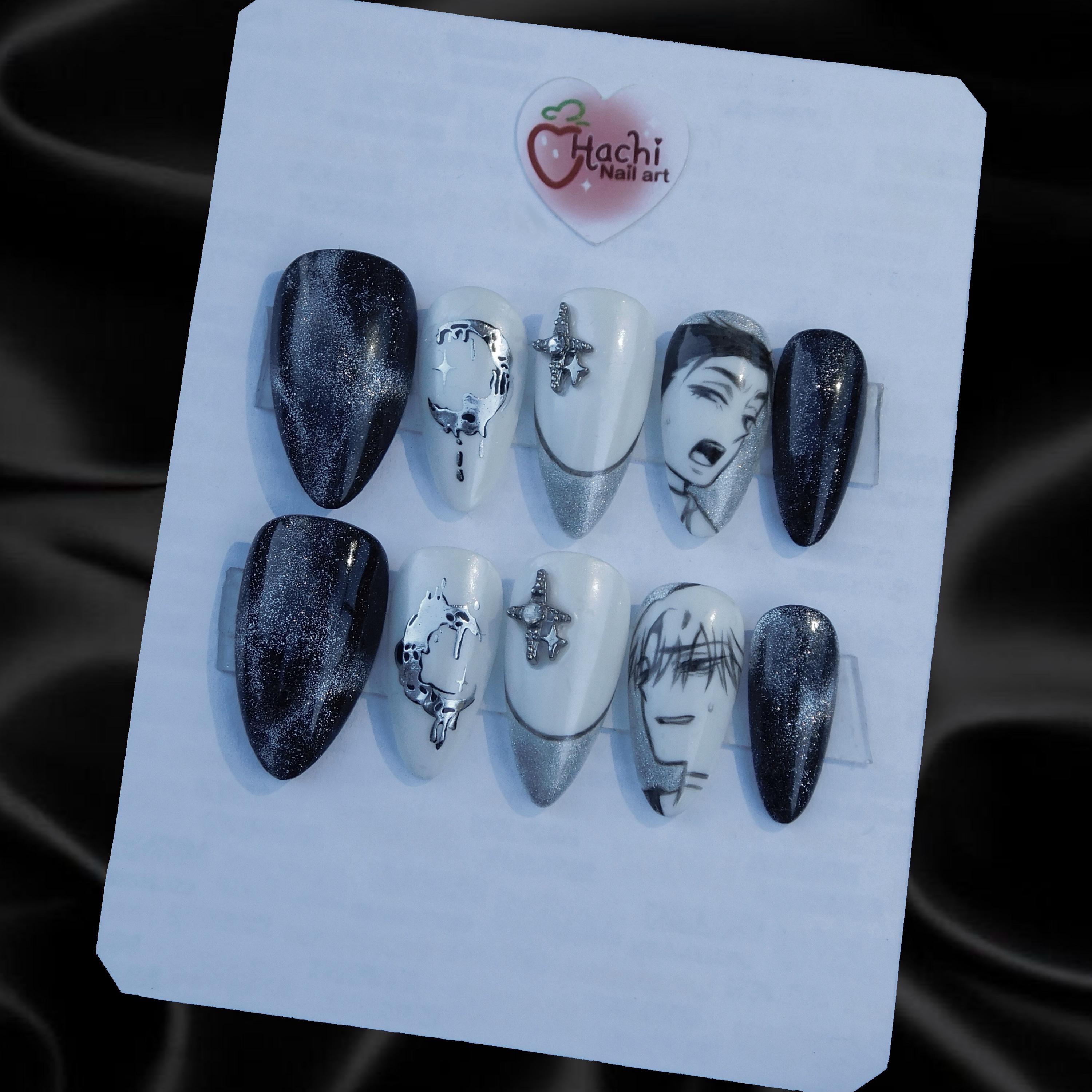 Alien Stage Press on Nails | Ivantill | Handmade Nails | Gel Nails - Etsy