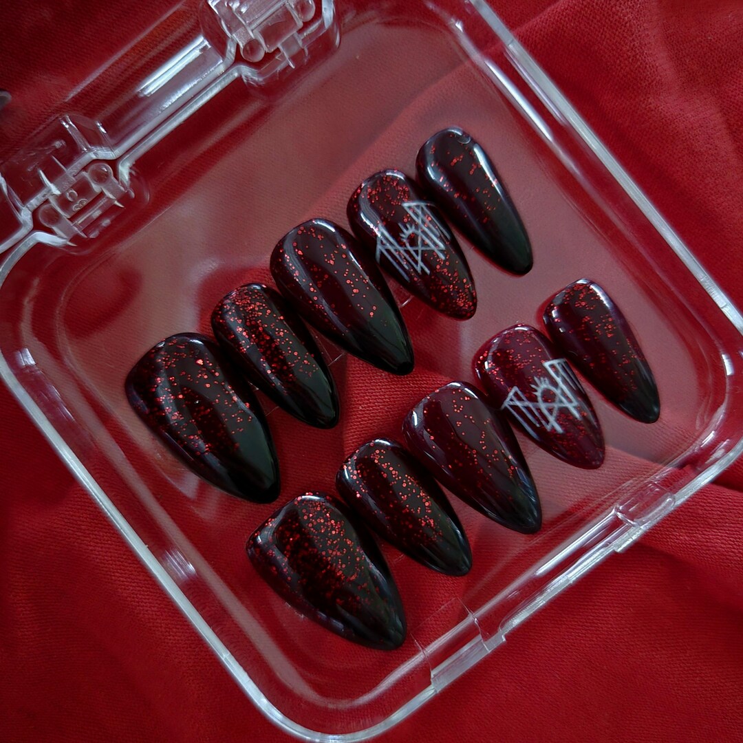 Sleep Token Press on Nails Handmade Nails - Etsy