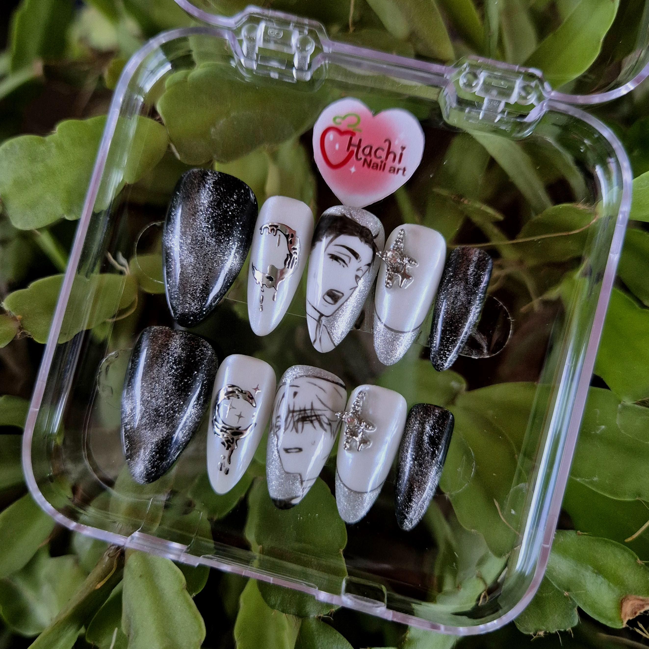 Alien Stage Press on Nails | Ivantill | Handmade Nails | Gel Nails - Etsy