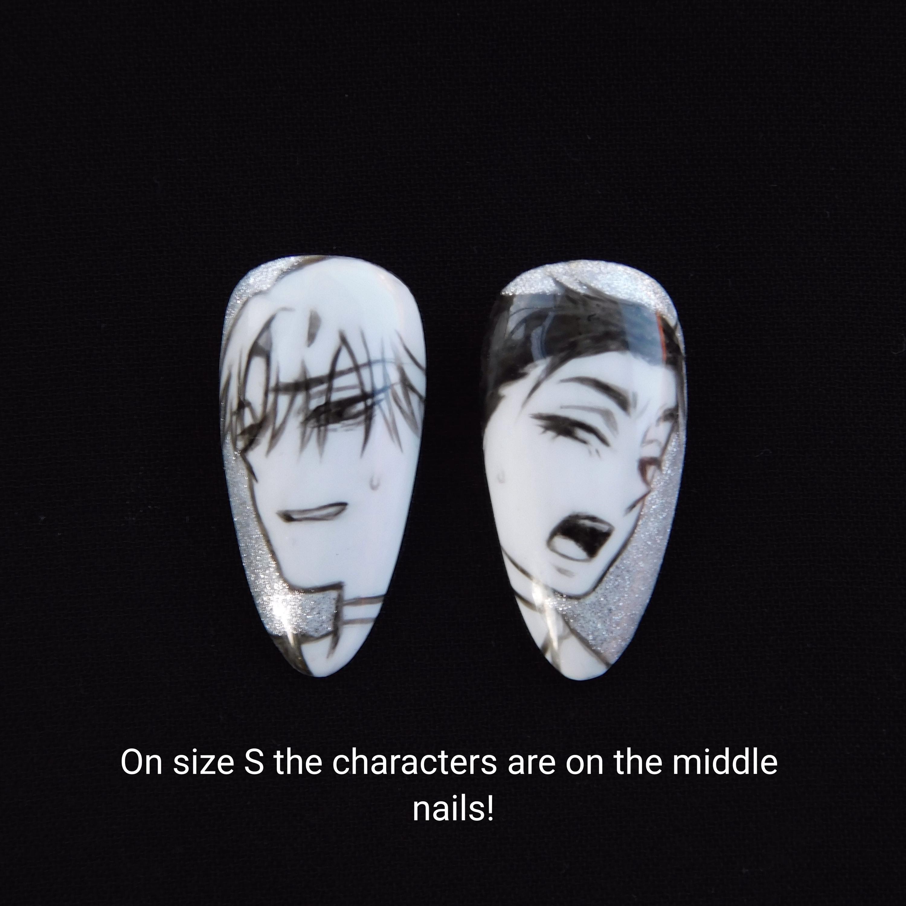 Alien Stage Press on Nails | Ivantill | Handmade Nails | Gel Nails - Etsy