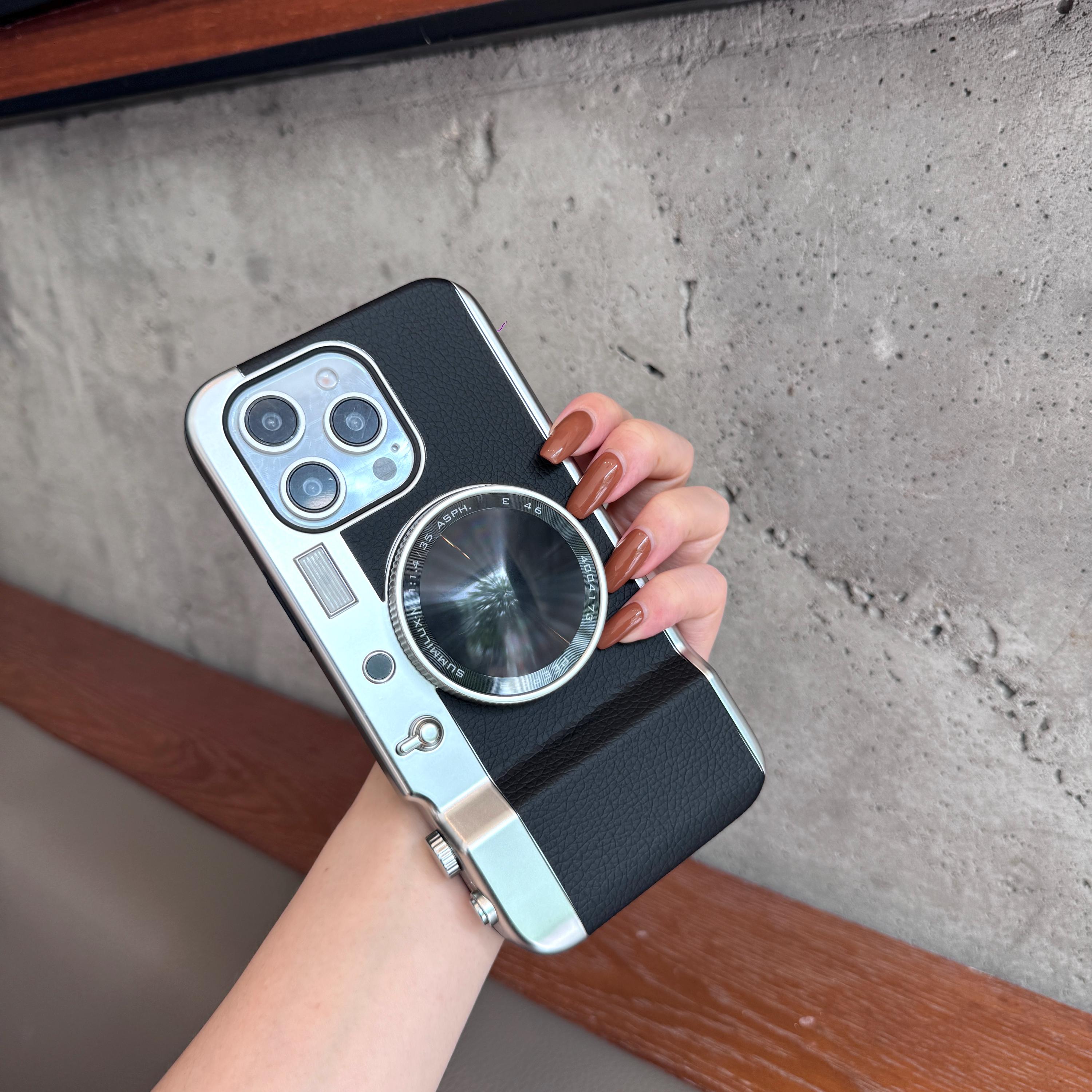 Retro Camera Phone Case for iPhone 13 -iphone 16 Series, Phone Case ...