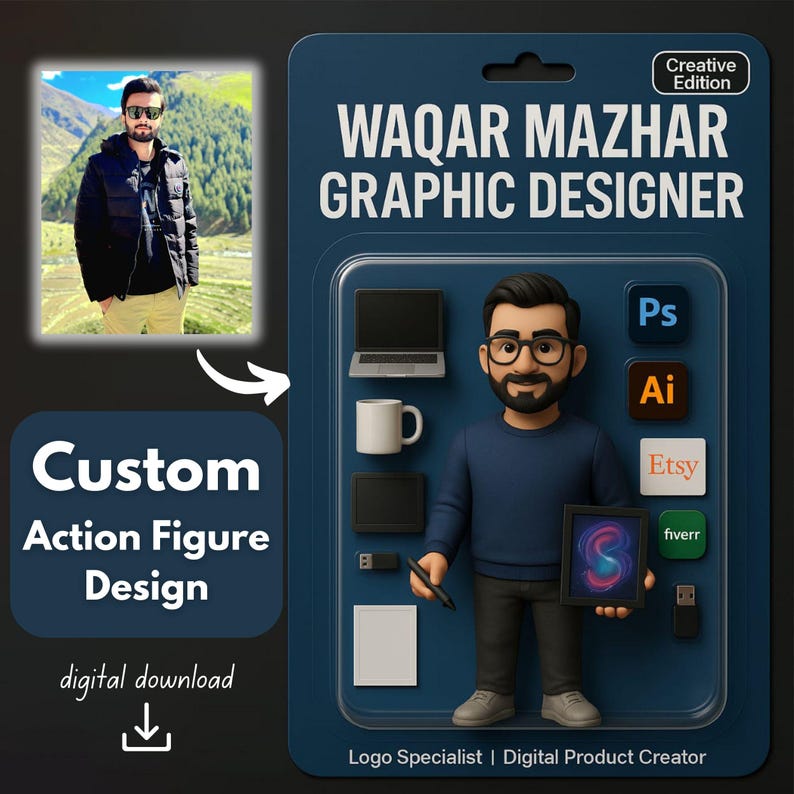 Personalized AI Action Figure Design | Digital Figurine | Custom ...