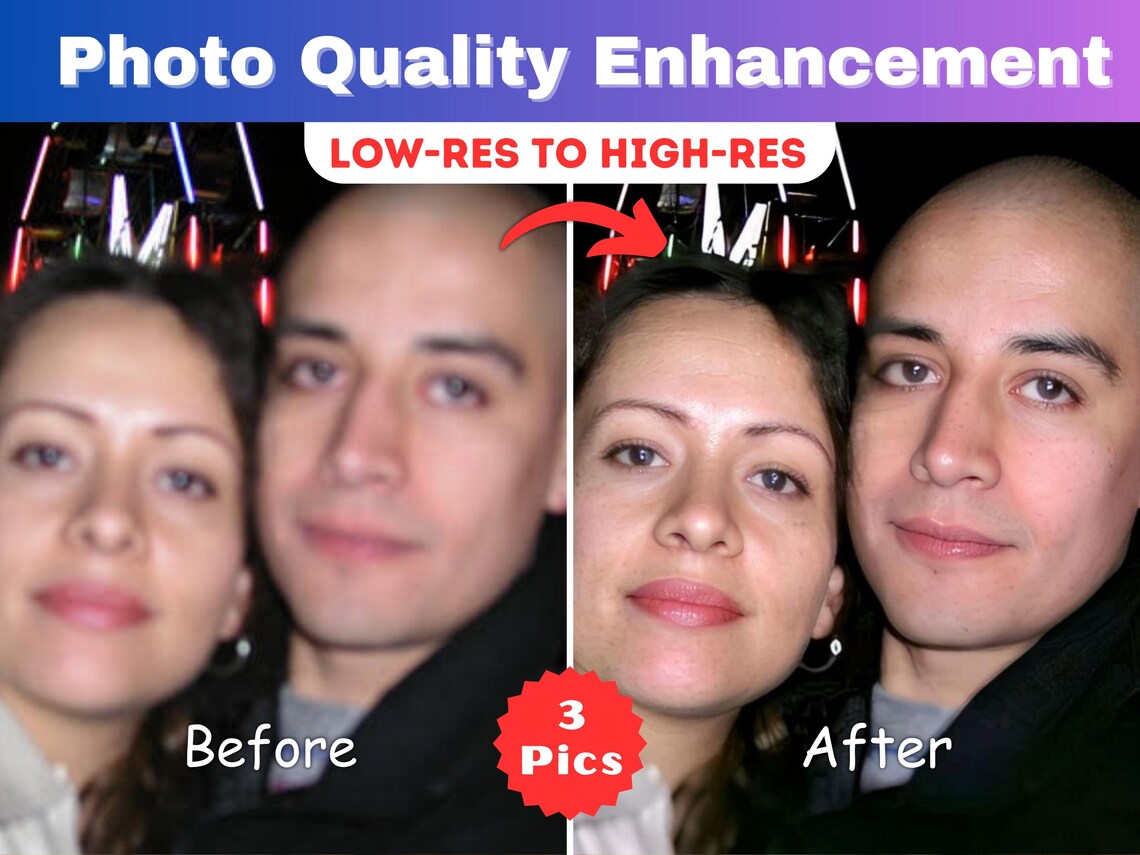 Photo Enhancement & Restoration: Fix Blurry Images, Upscale Resolution ...