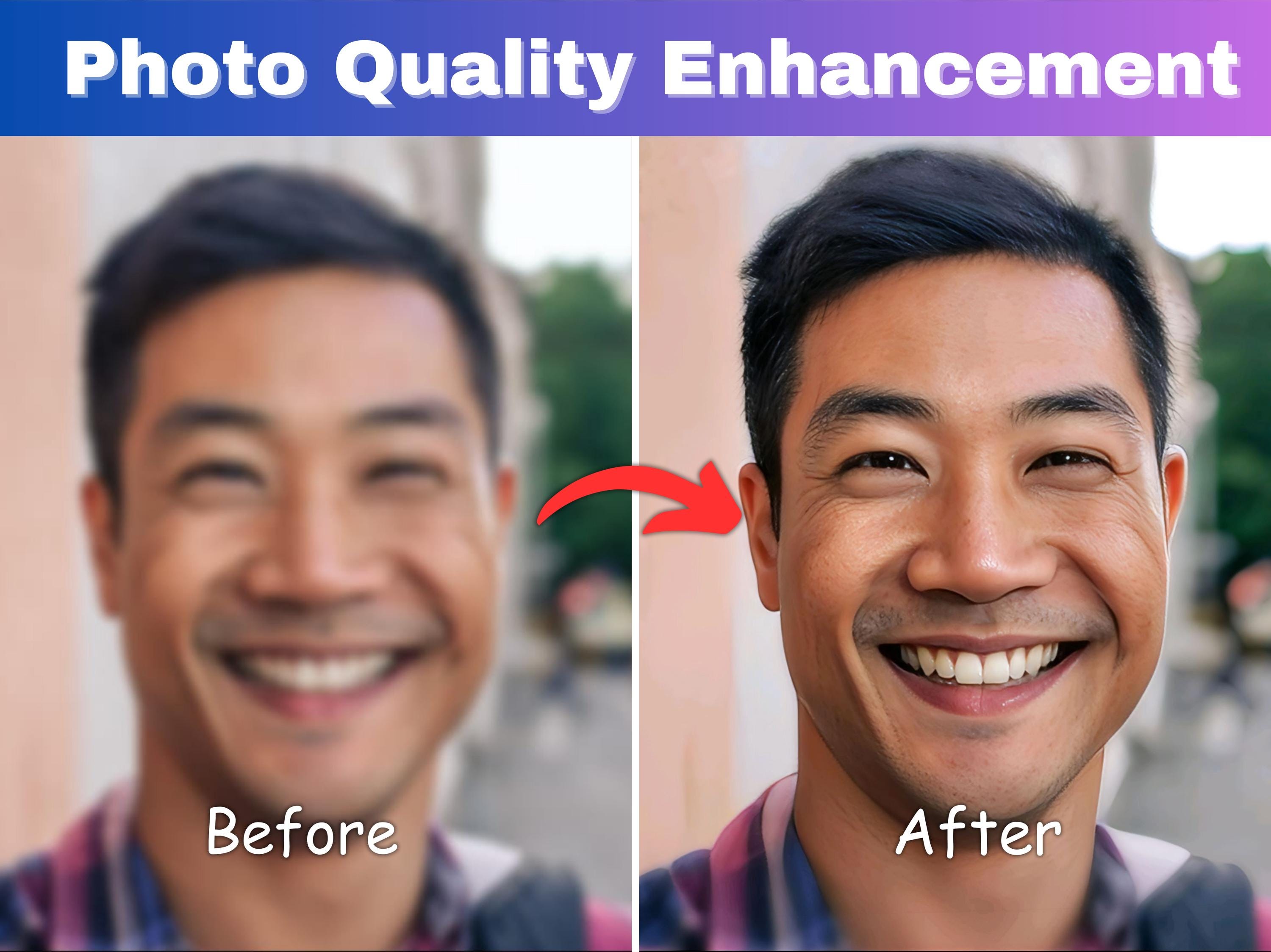 Photo Enhancement & Restoration: Fix Blurry Images, Upscale Resolution ...