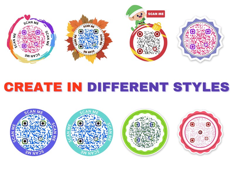 Custom QR Code Business Sign With Logo: Scan to Pay - Etsy