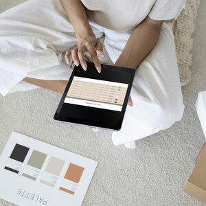 Interior Design Finishes and Fixtures Schedule Template, Canva Template ...