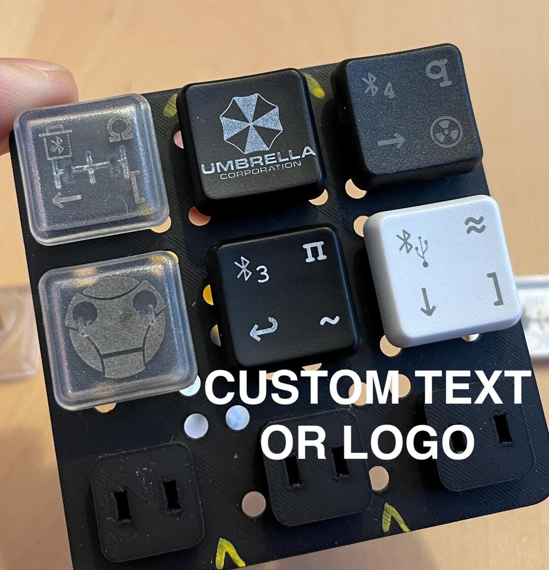 Custom Laser Engraved Keycap | Chosfox Chocfox CFX | Fits Kailh Choc V1 ...