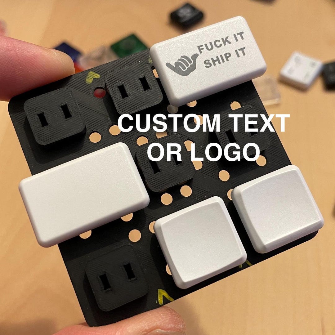 Custom Laser Engraved Keycap | MBK | Fits Kailh Choc V1 | Low Profile ...
