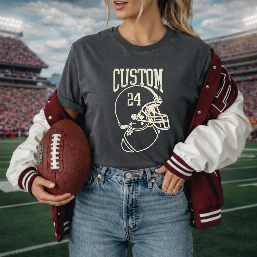 Custom Football Team Shirt, Custom Sports Shirt, Personalized Mascot ...