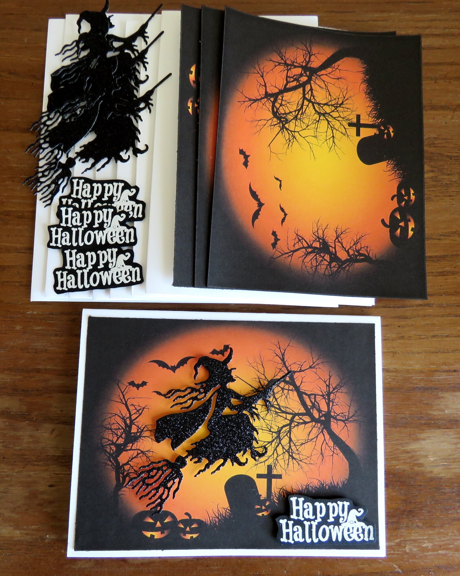 DIY Halloween Card Kit Spooky Card Handmade Cards Spooky - Etsy