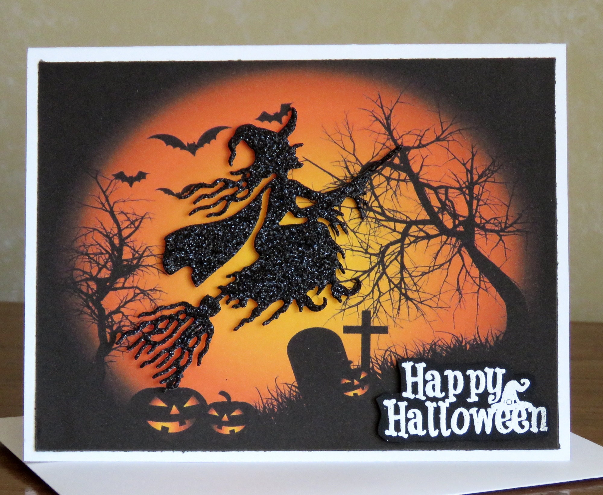DIY Halloween Card Kit Spooky Card Handmade Cards Spooky - Etsy