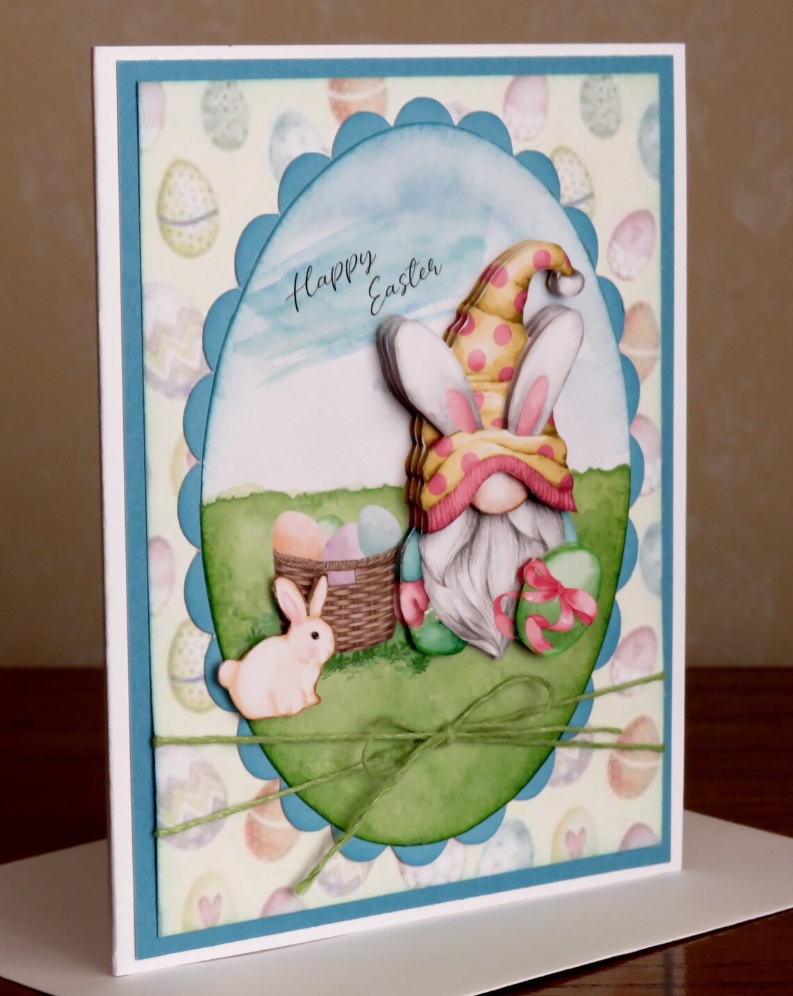 Easter Bunny Gnome Card, Easter Greetings, Easter Blessings, Happy ...