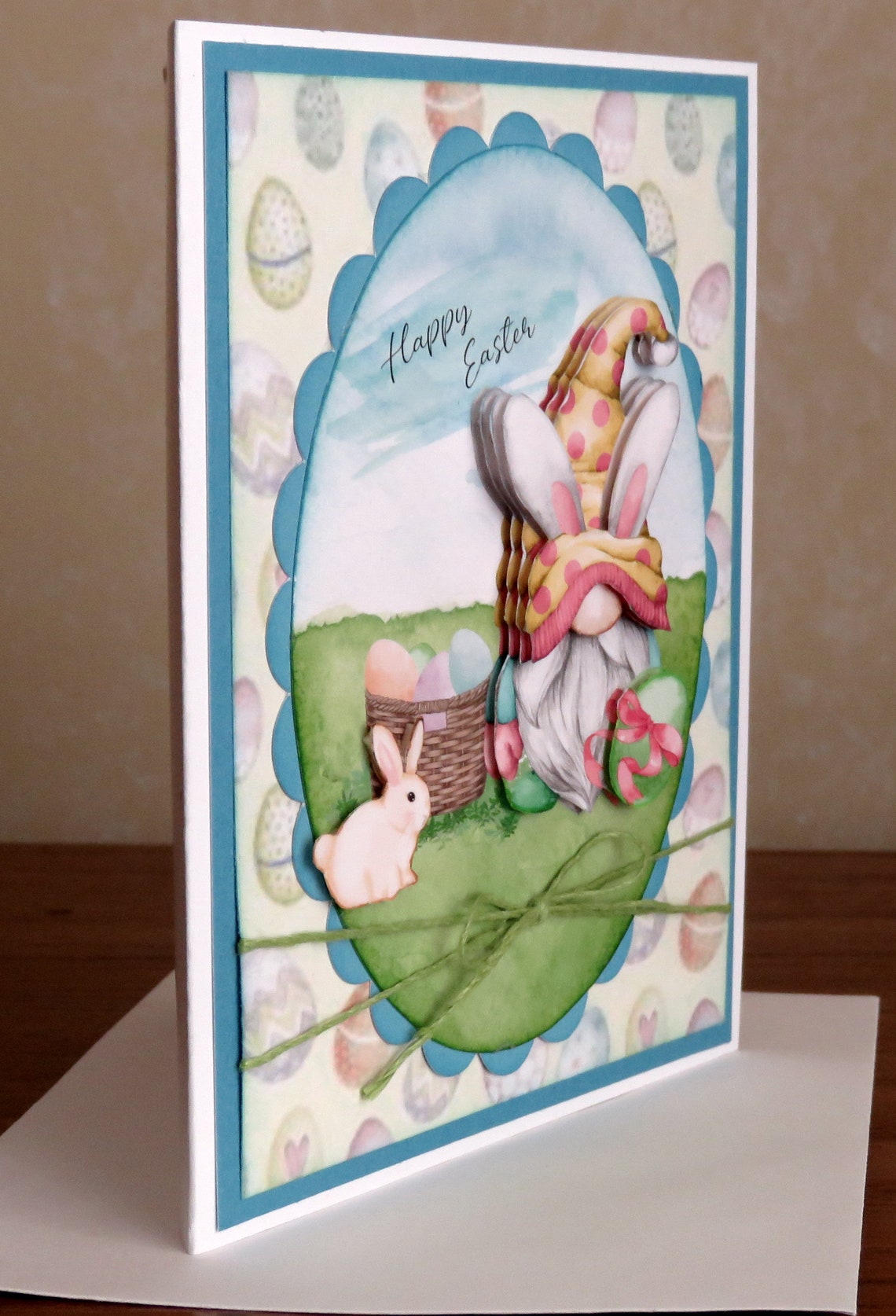 Easter Bunny Gnome Card, Easter Greetings, Easter Blessings, Happy ...
