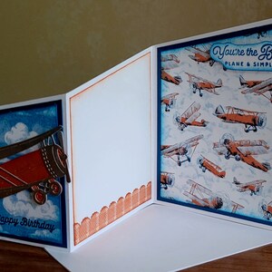 DIY Masculine Card Kit, Airplane, Birthday Card, Father's Day Card ...