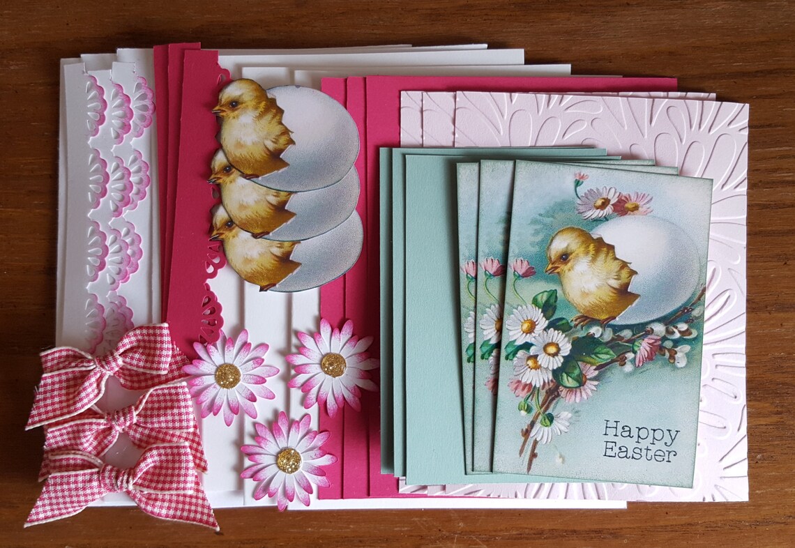 DIY Card Kit Easter Card Kit Easter Blessings Happy Easter | Etsy
