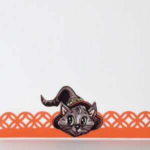 DIY Halloween Card Kit, 3D Halloween Cards, Black Cat Cards, Trick or ...