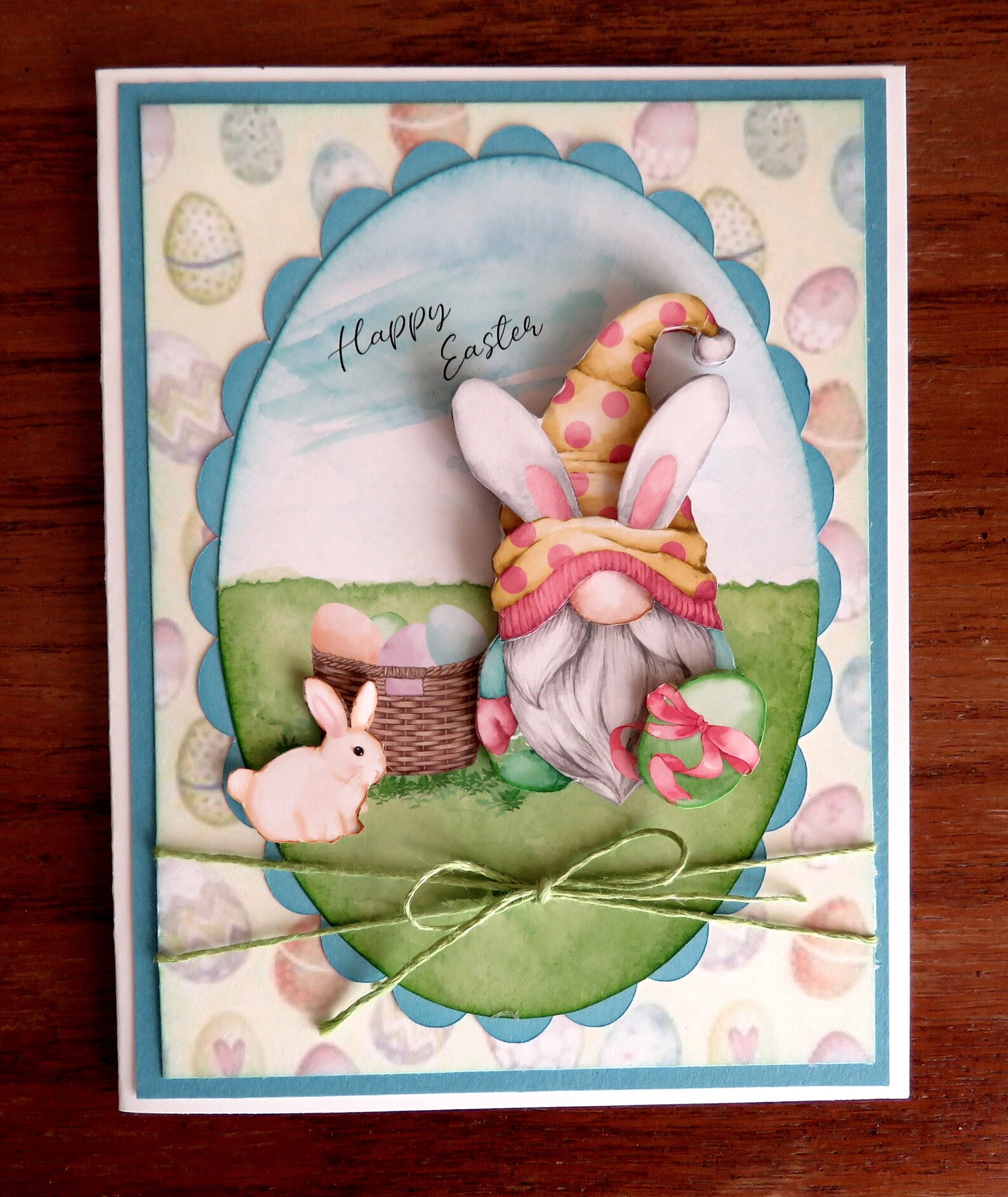 Easter Bunny Gnome Card, Easter Greetings, Easter Blessings, Happy ...