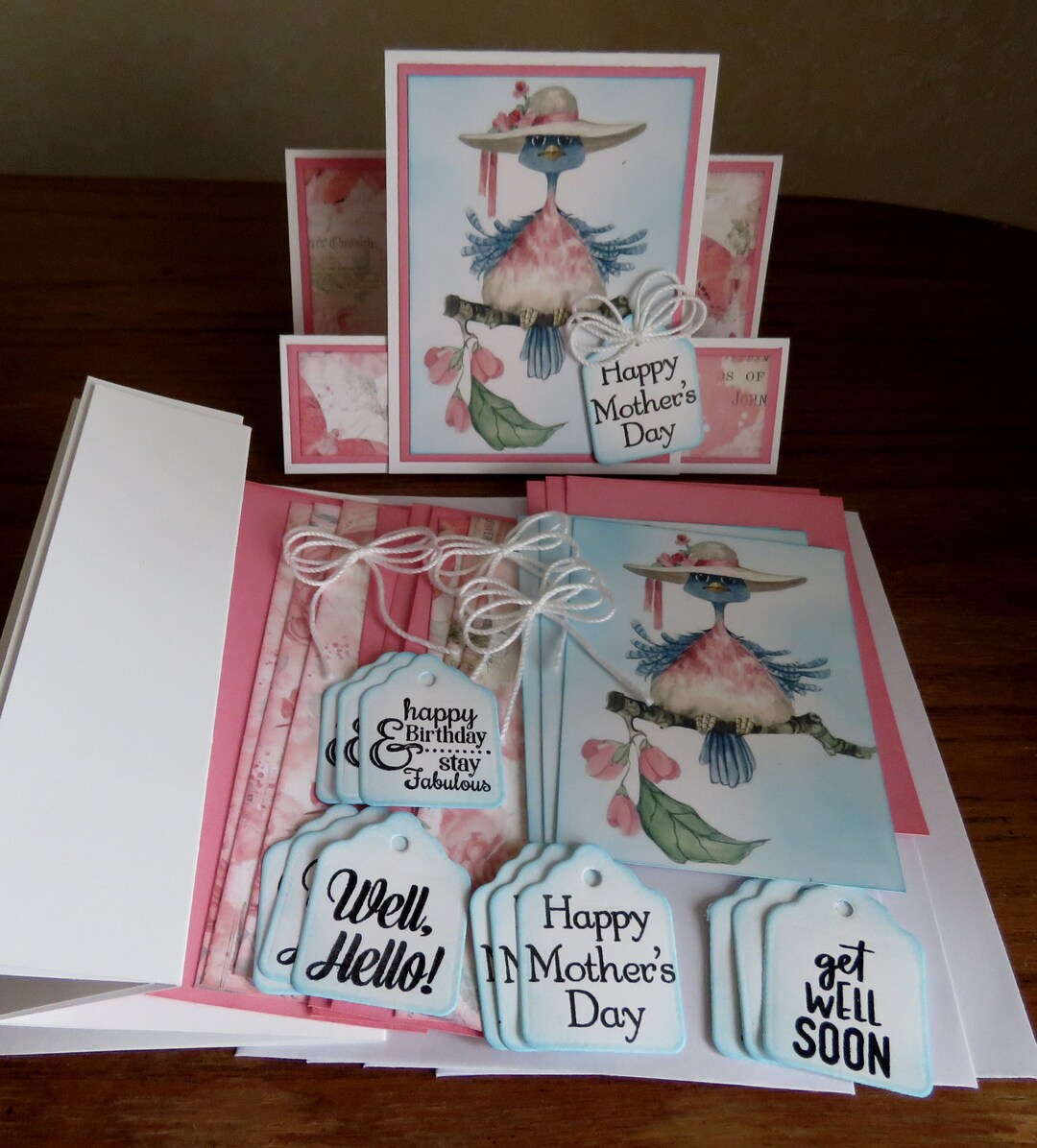 DIY Sassy Bluebird Many Occasion Card Kit, Happy Birthday, Cards Happy ...