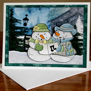 DIY Card Kit, Winter Any Occasion Card Kit-birthday Card Kit, Thinking ...