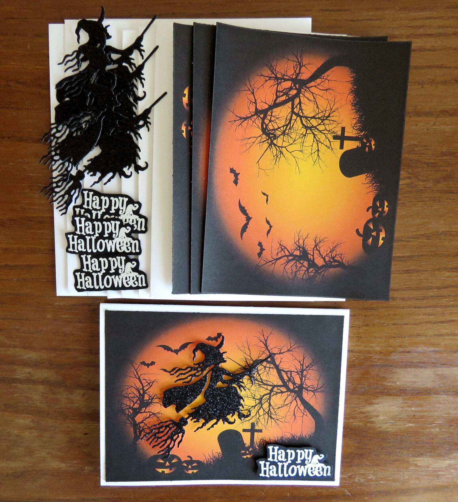DIY Halloween Card Kit Spooky Card Handmade Cards Spooky - Etsy